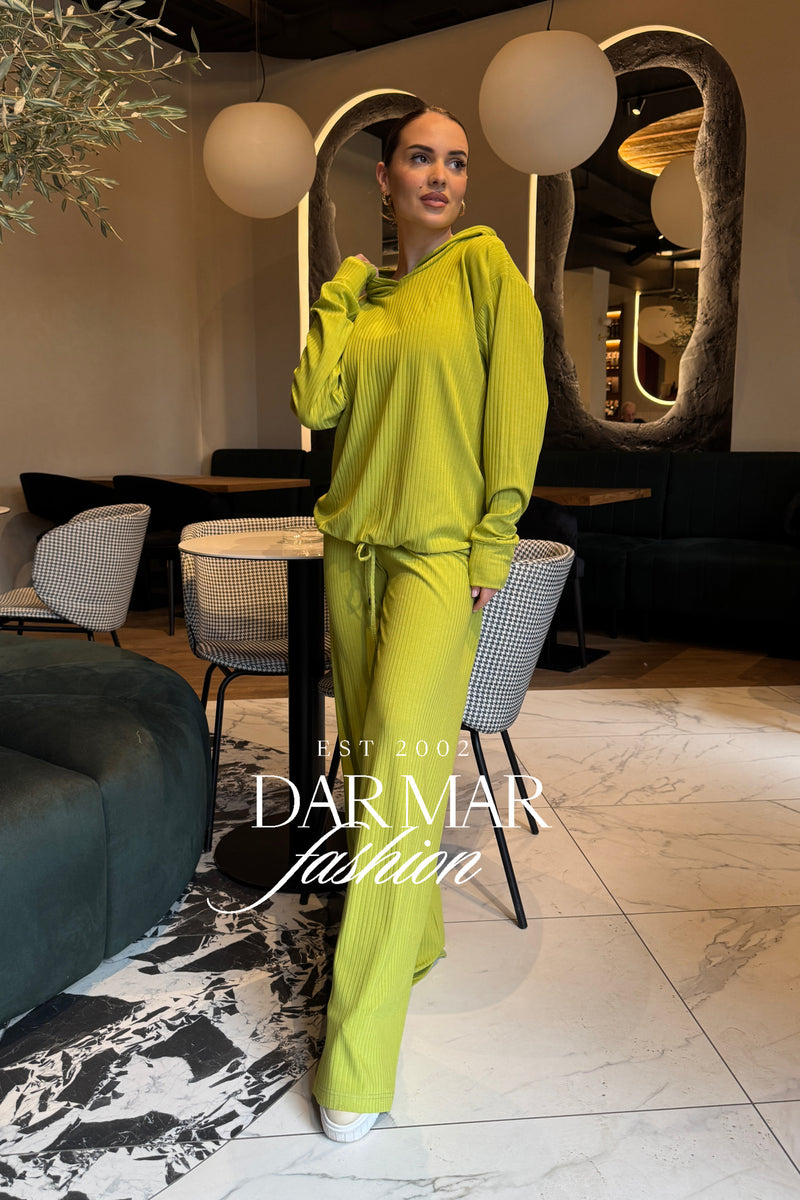 Rebrasti kompleti u kivi boji – Dar Mar Fashion